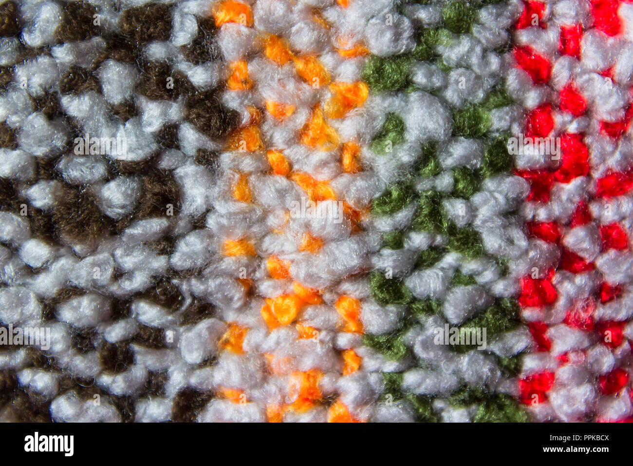texture of multi-colored loom woven fabrics Stock Photo - Alamy