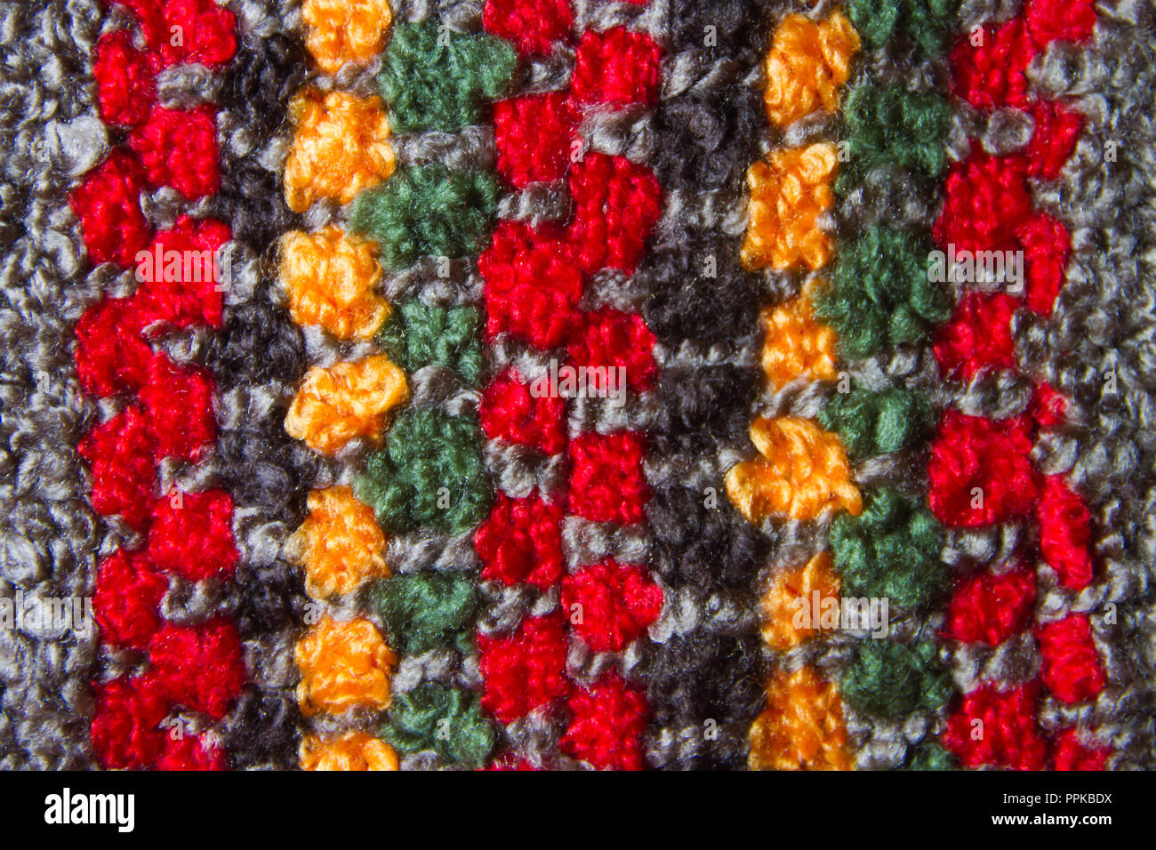 texture of multi-colored loom woven fabrics Stock Photo - Alamy