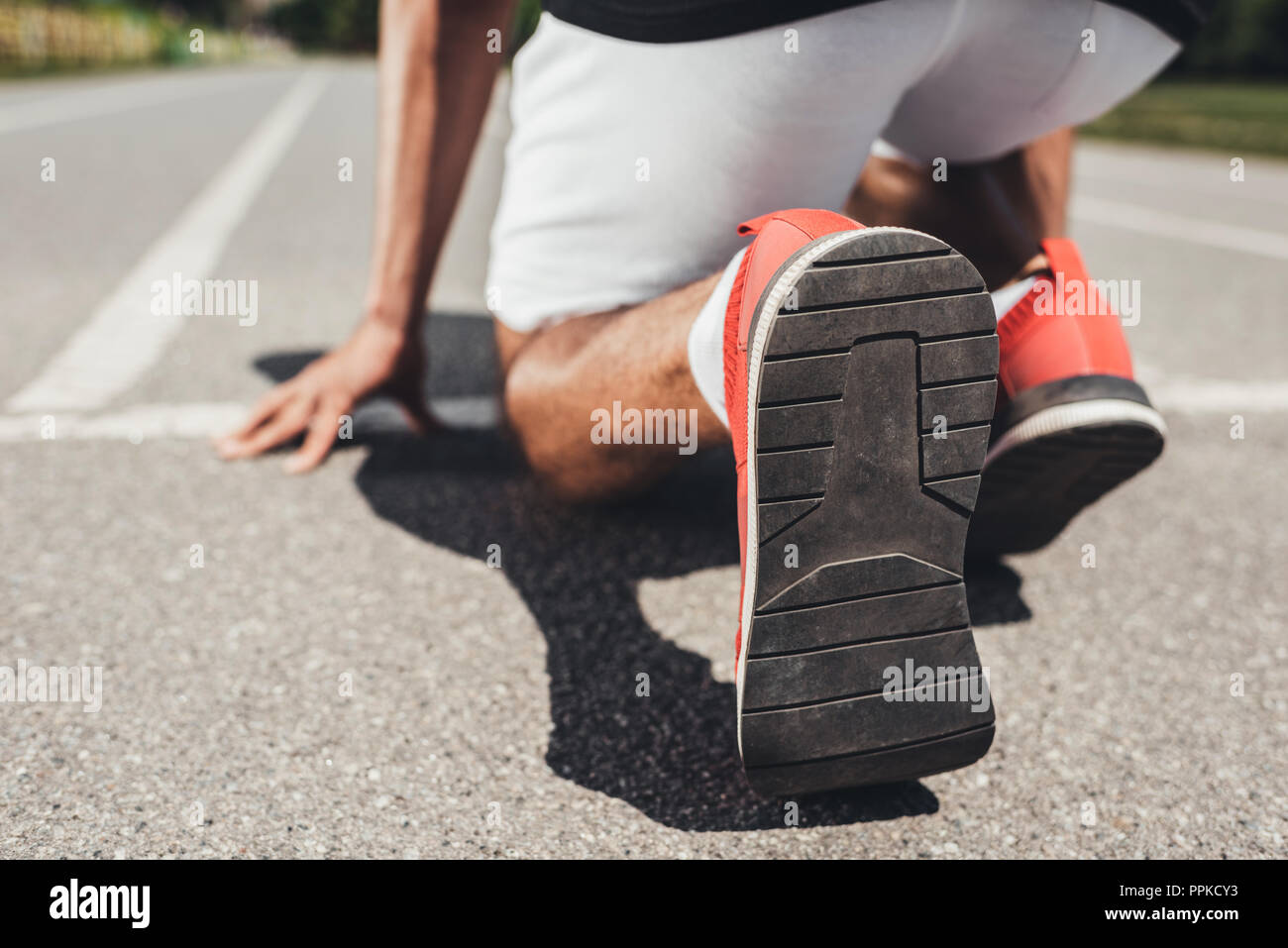 Sprinter shoes hi-res stock photography and images - Alamy