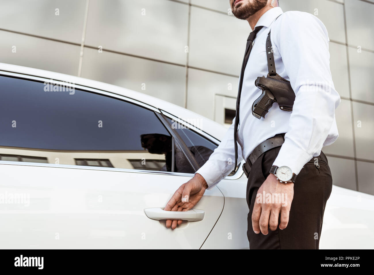 Security guard with gun hi-res stock photography and images - Alamy