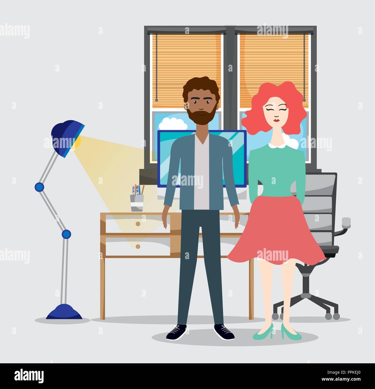 Business coworkers cartoons Stock Vector Image & Art - Alamy