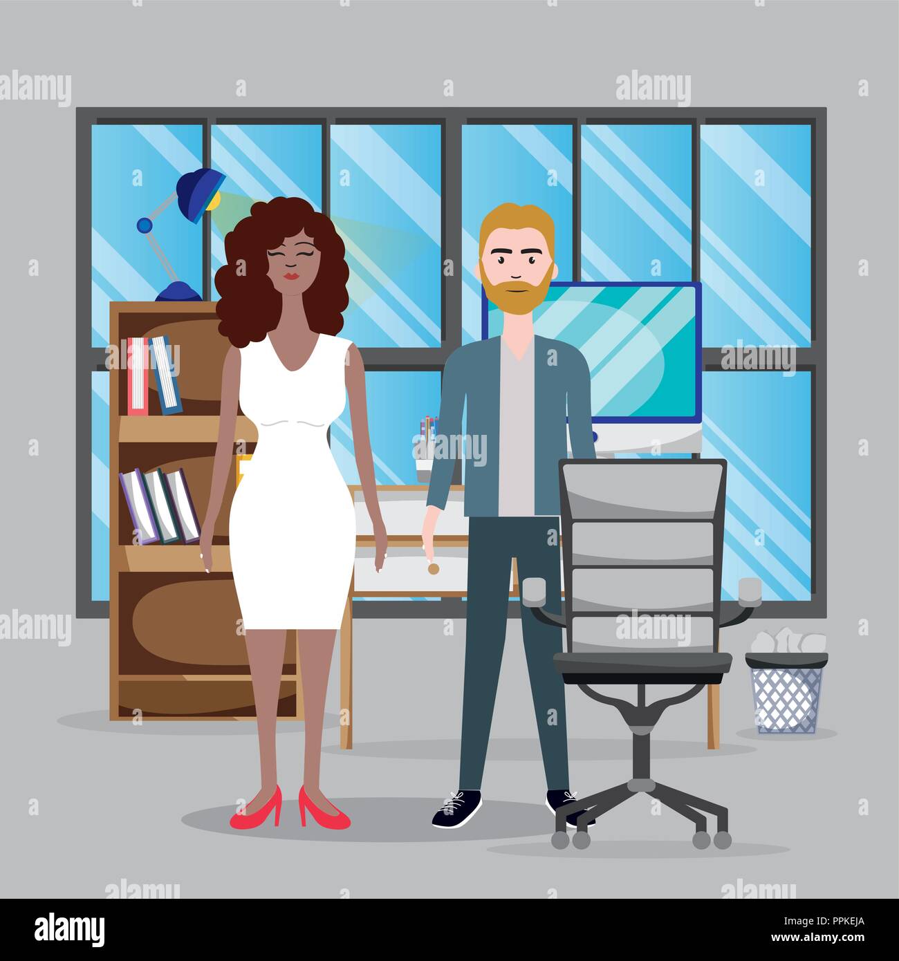 Business coworkers cartoons Stock Vector Image & Art - Alamy
