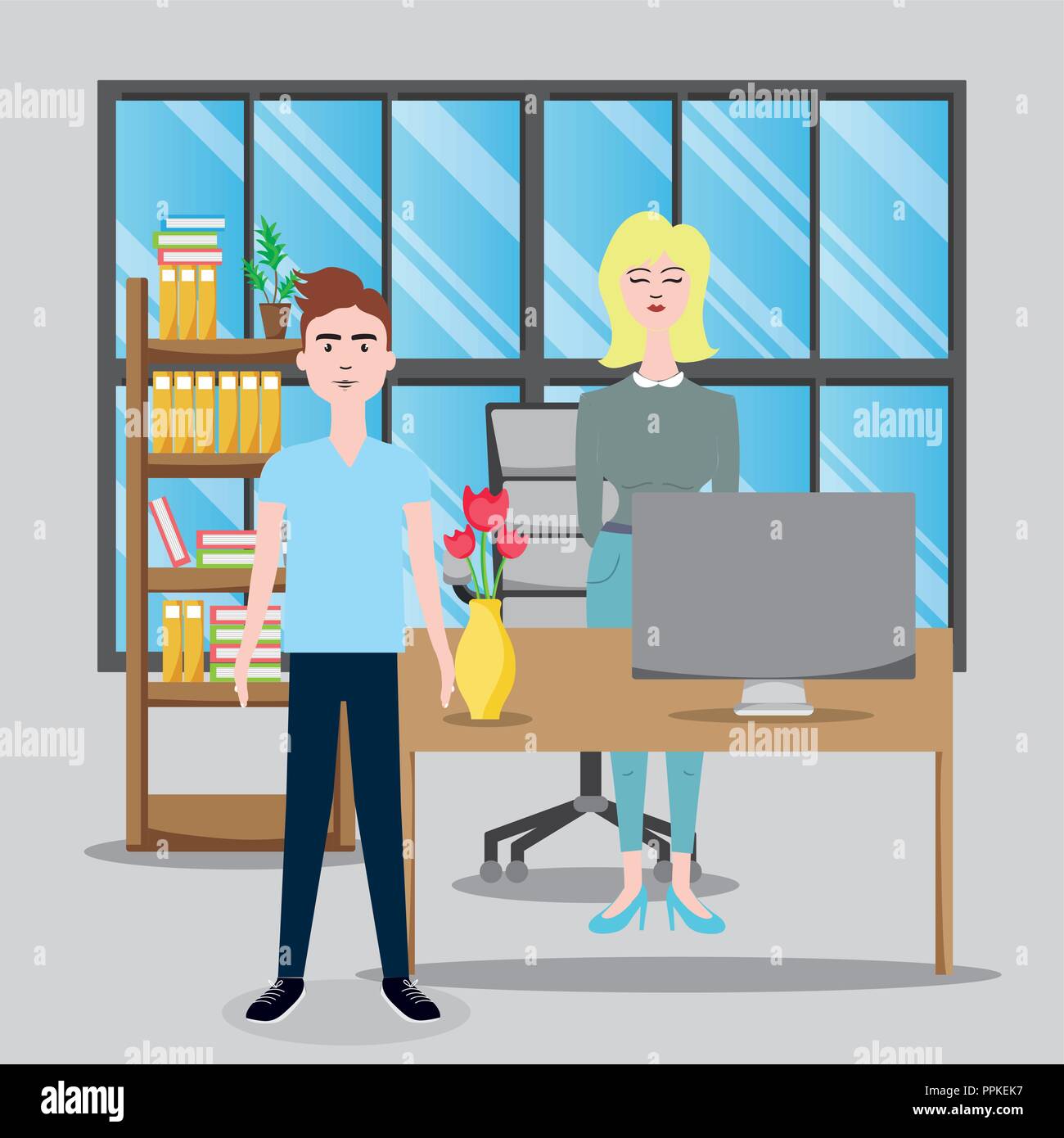 Business coworkers cartoons Stock Vector Image & Art - Alamy