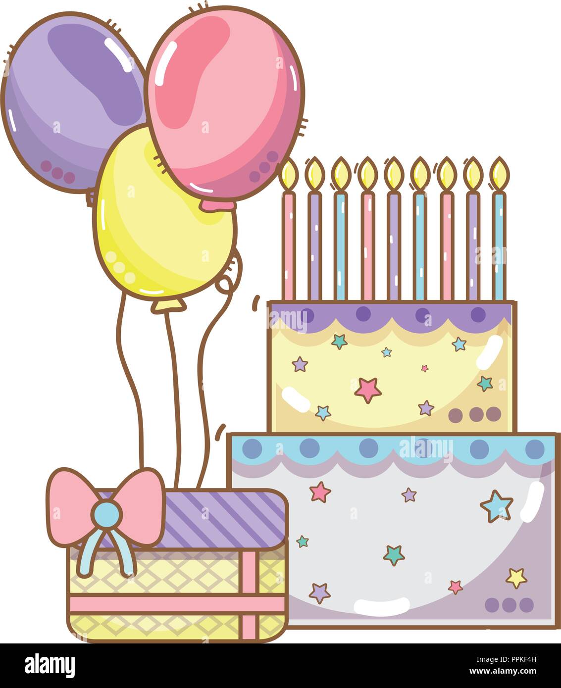 Happy birthday cartoons Stock Vector Image & Art - Alamy