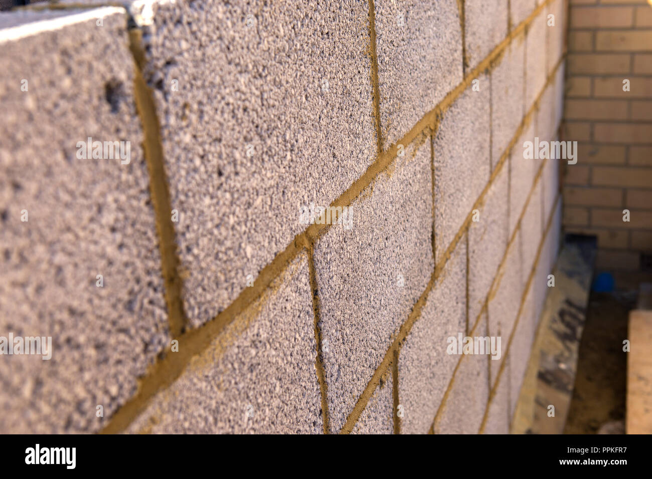 Laying concrete bricks hi-res stock photography and images - Alamy