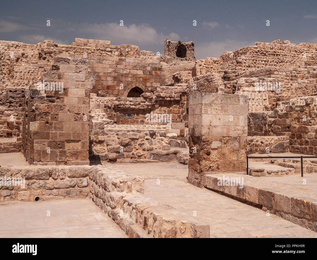 The Citadel of Aleppo — medieval fortified palace in the center of the ...