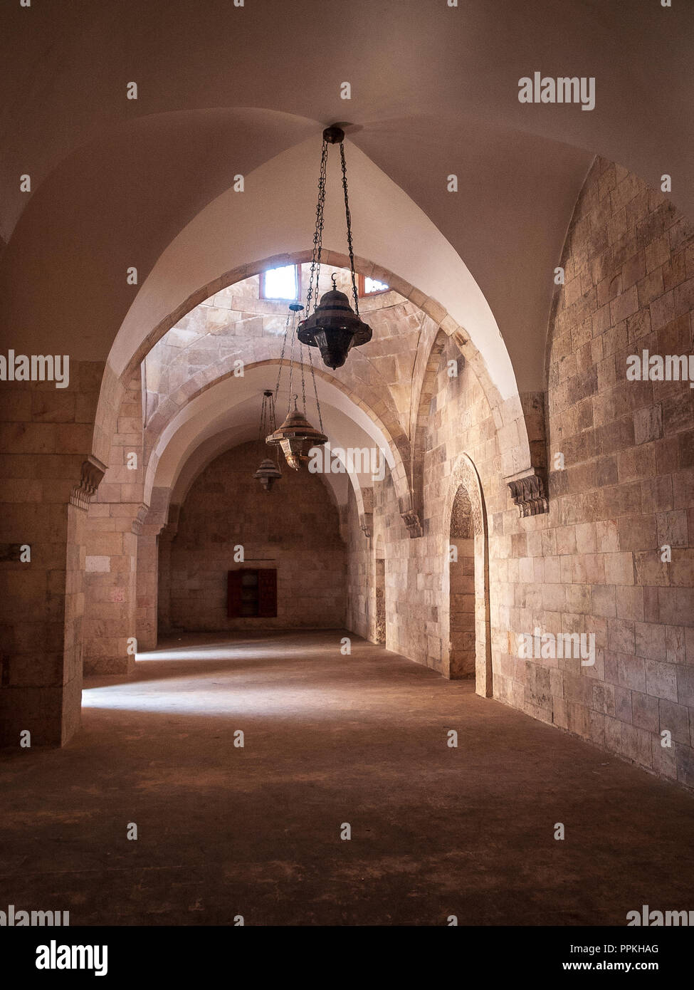 The Citadel of Aleppo — medieval fortified palace in the center of the ...