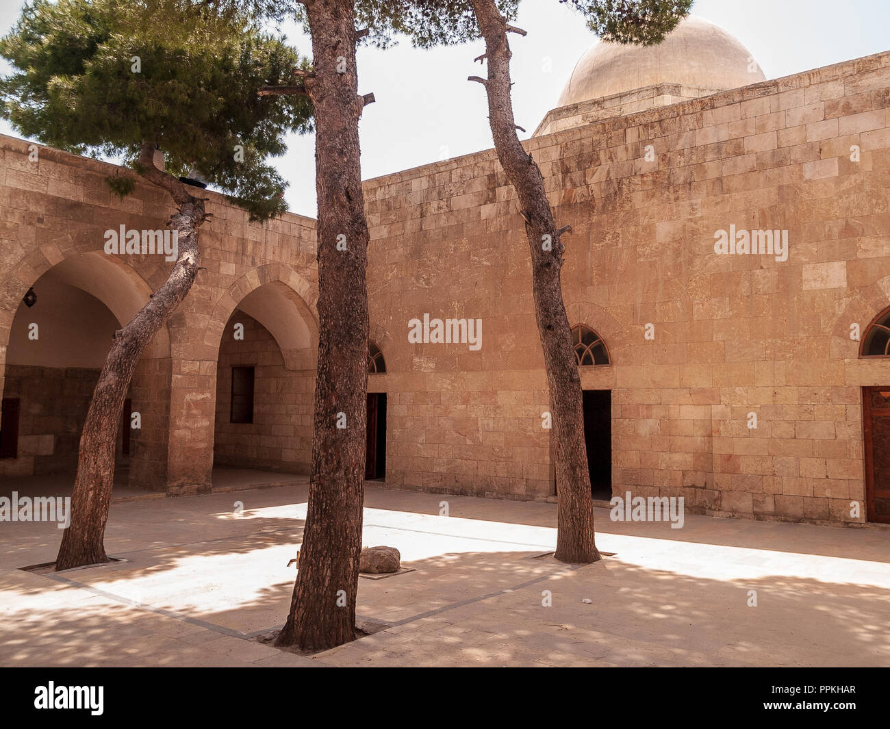 The Citadel of Aleppo — medieval fortified palace in the center of the ...