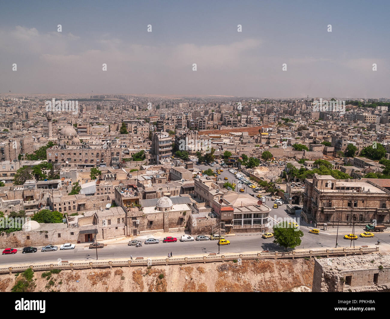 The Citadel of Aleppo — medieval fortified palace in the center of the ...