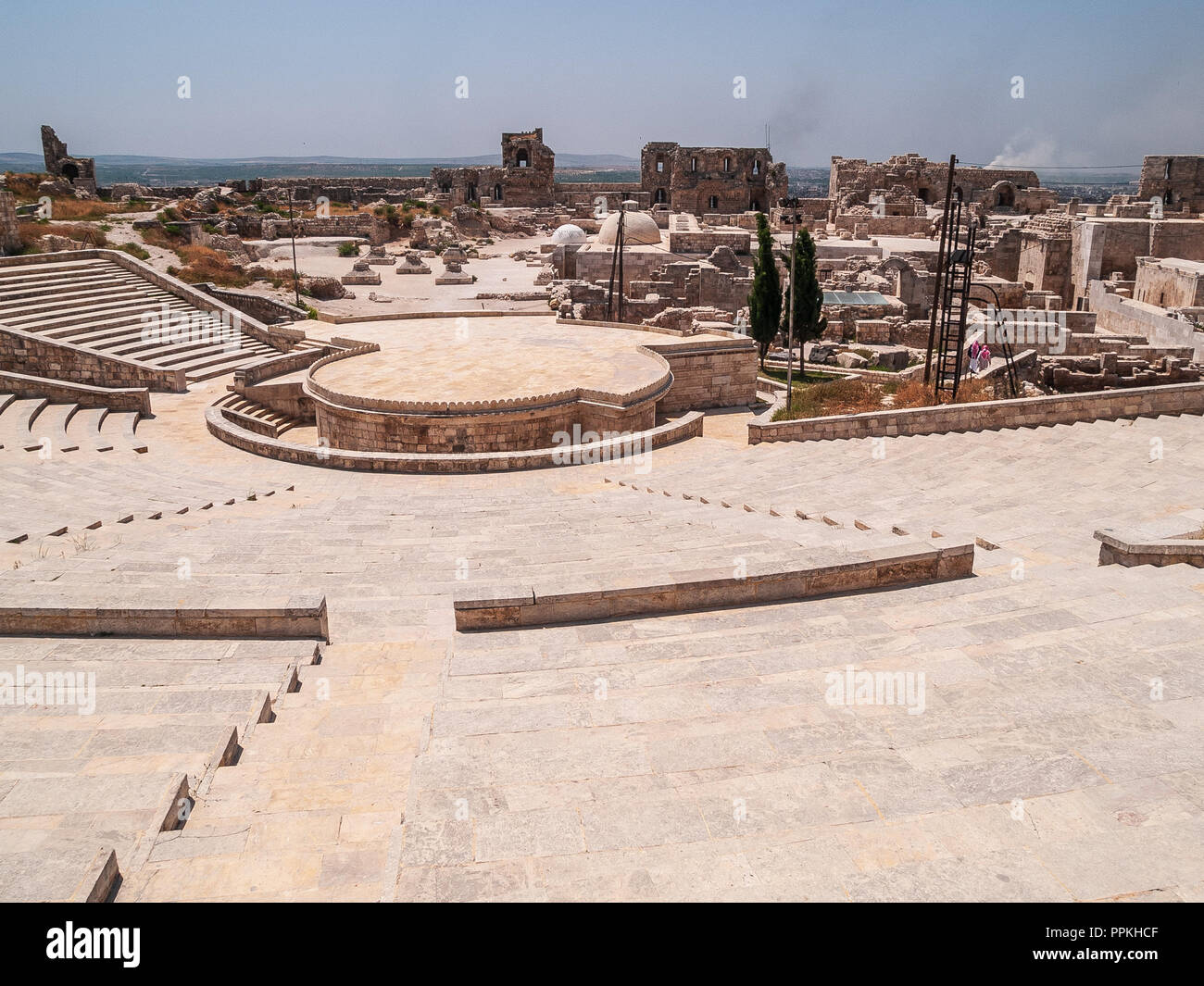 The Citadel of Aleppo — medieval fortified palace in the center of the ...