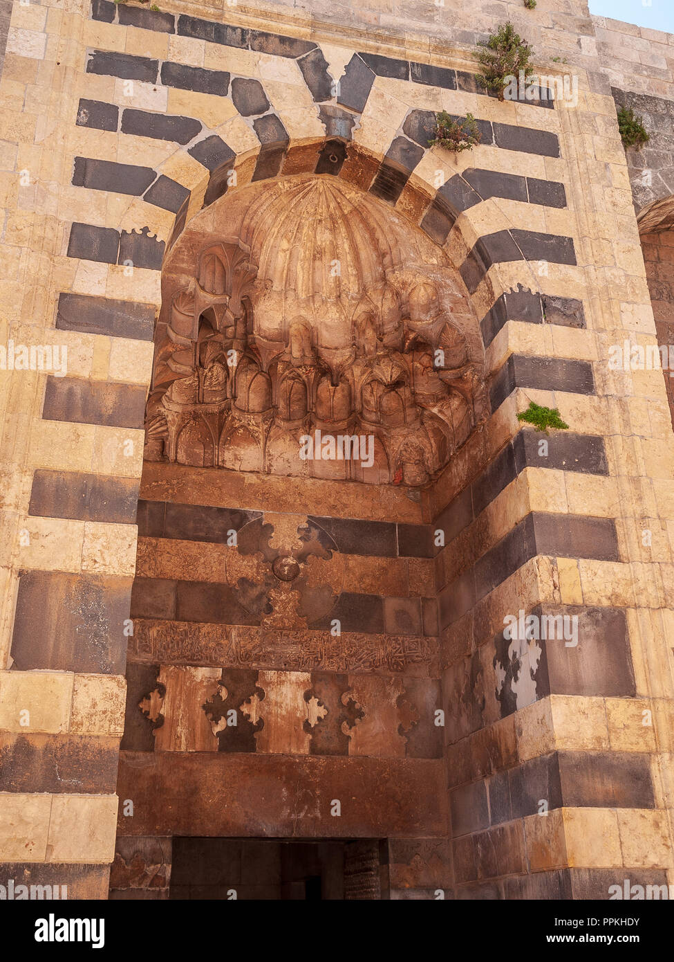 The Citadel of Aleppo — medieval fortified palace in the center of the ...