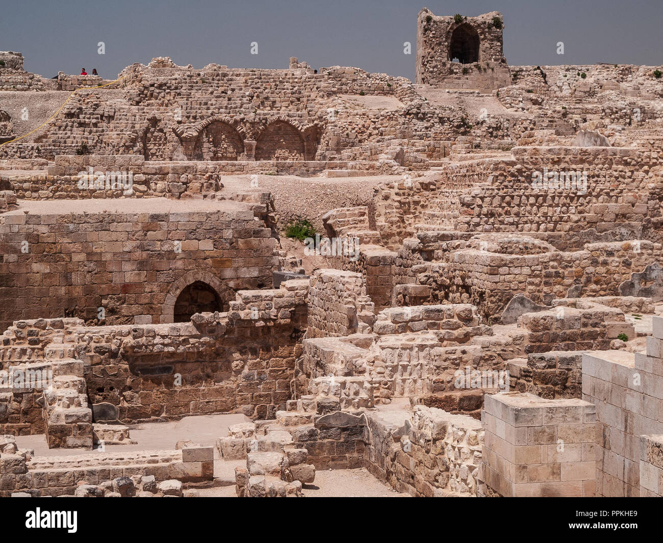 The Citadel of Aleppo — medieval fortified palace in the center of the ...
