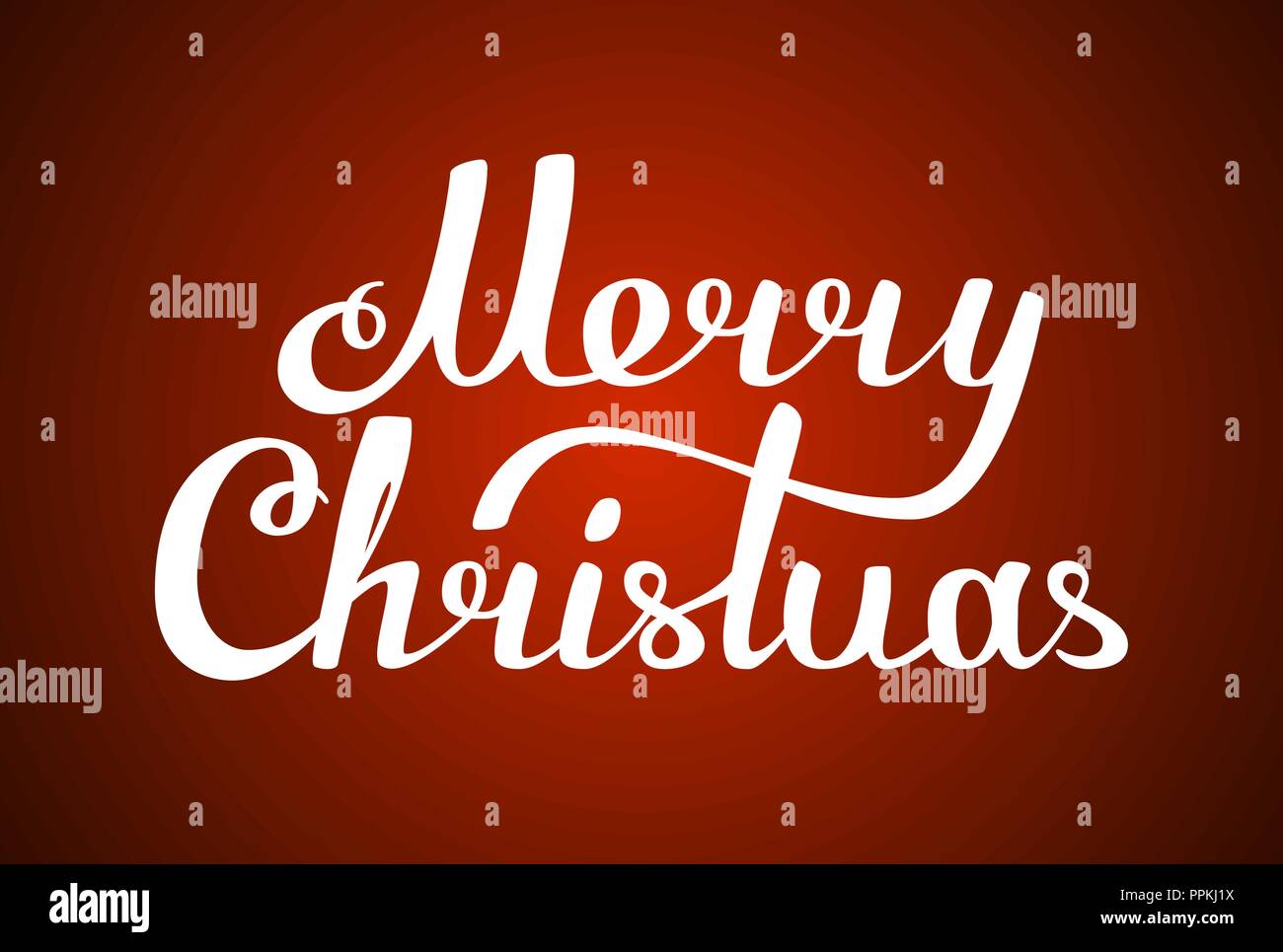 Congratulations Merry Christmas text lettering design element. Vector ...