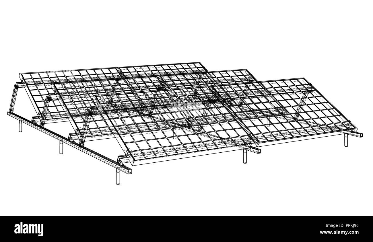 Solar Panel Concept Stock Vector Image & Art - Alamy