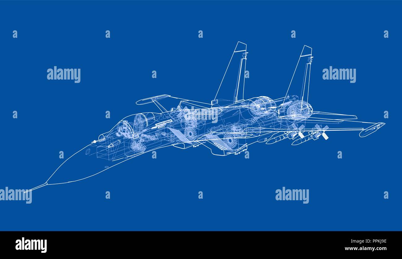 Fighter plane concept Stock Vector Image & Art - Alamy