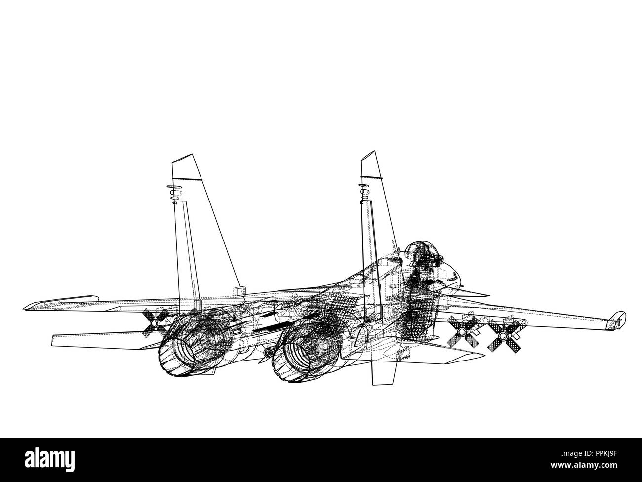 Fighter plane concept Stock Vector Image & Art - Alamy