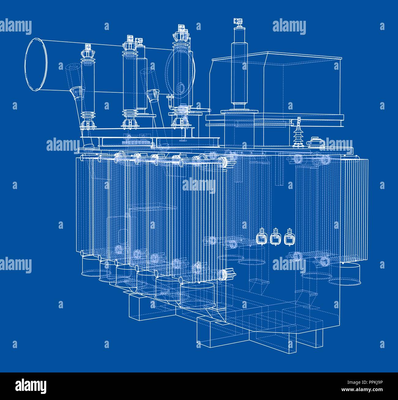 High-voltage transformer concept Stock Vector Image & Art - Alamy
