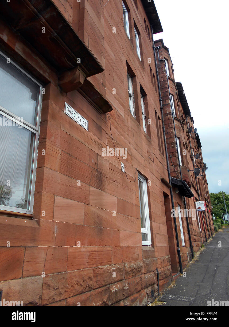 Glasgow tenement hi-res stock photography and images - Alamy