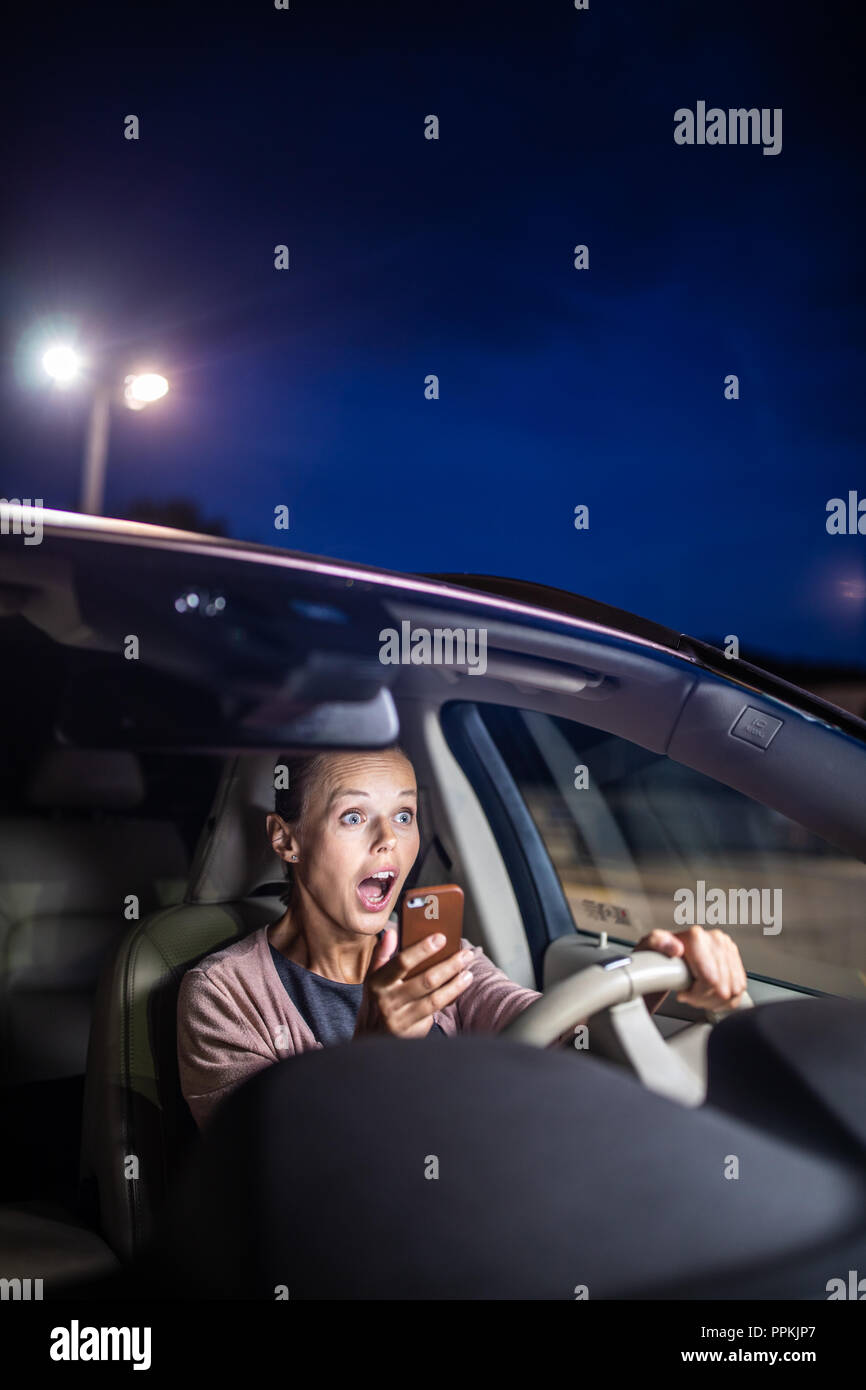 Paying attention while driving hi-res stock photography and images - Alamy