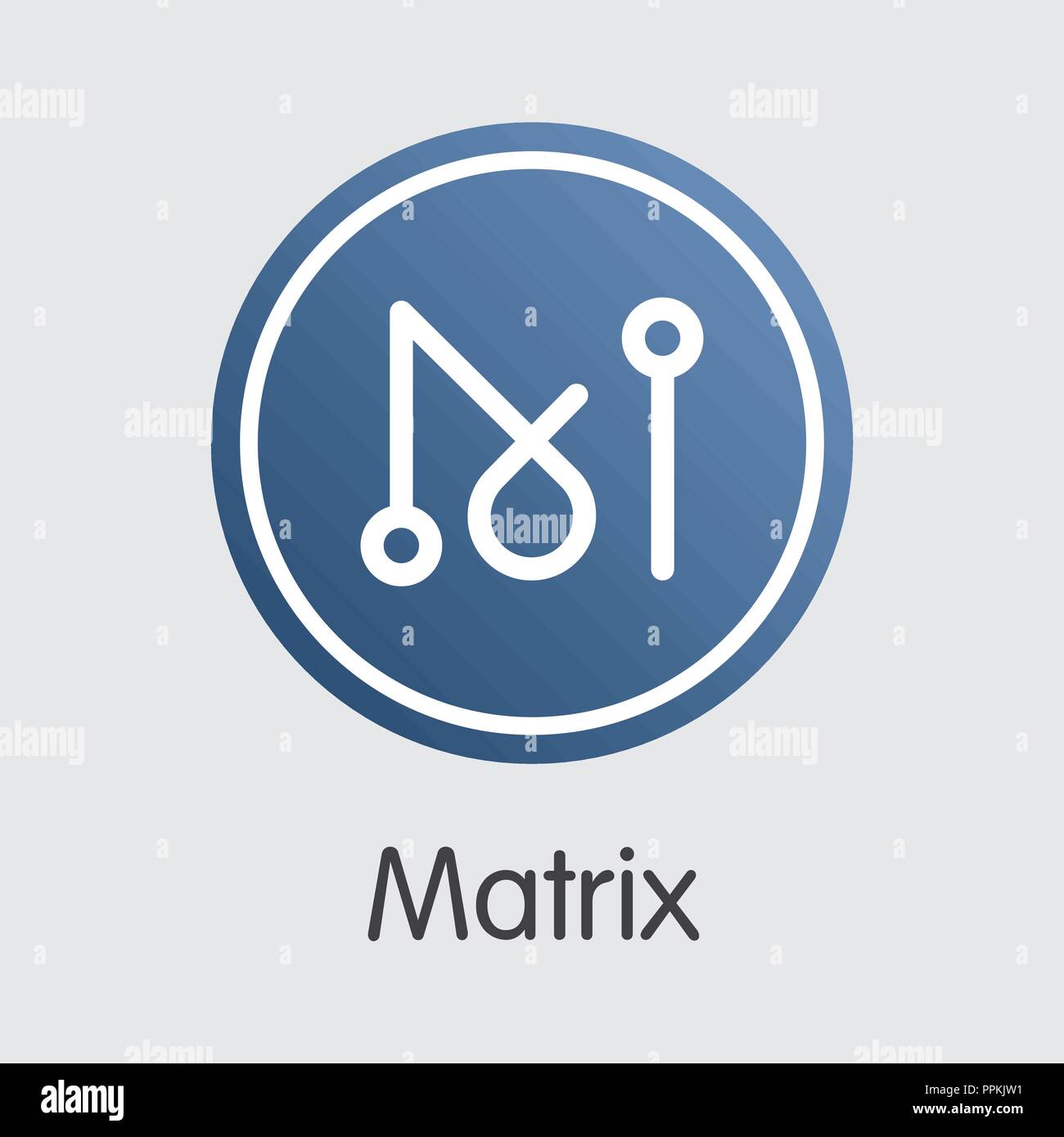 Matrix Cryptocurrency. Vector MAN Symbol Stock Vector Image & Art - Alamy