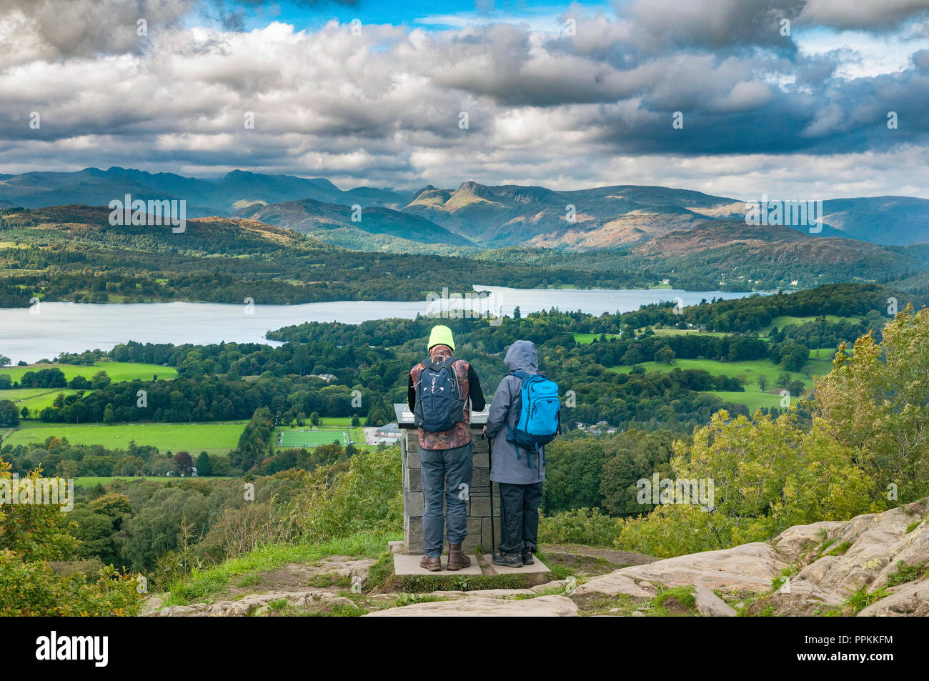 Orrest Head Windermere. Lake , Langdale Pikes Stock Photo - Alamy
