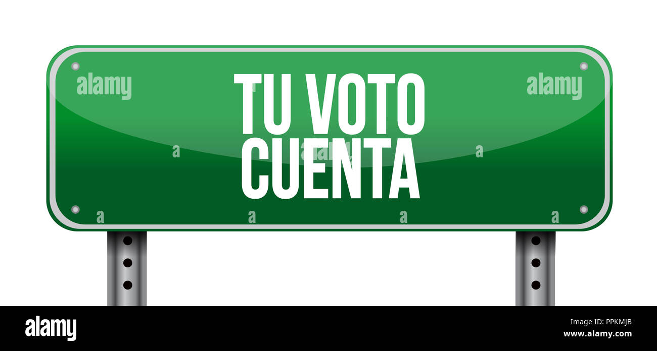 Vote sign spanish Cut Out Stock Images & Pictures - Alamy