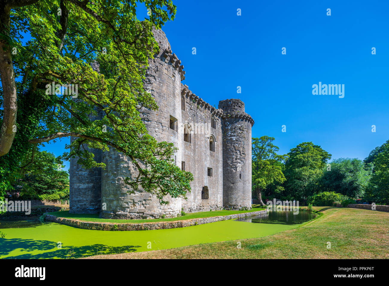 Medieval nunney castle somerset england hi-res stock photography and ...
