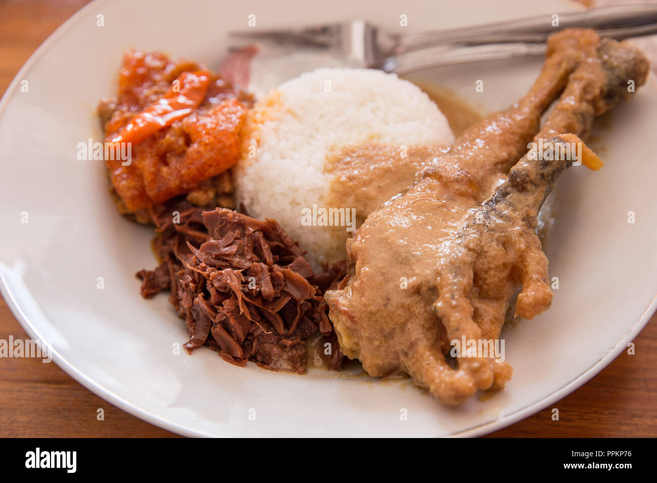 traditional indonesian culinary gudeg Stock Photo - Alamy
