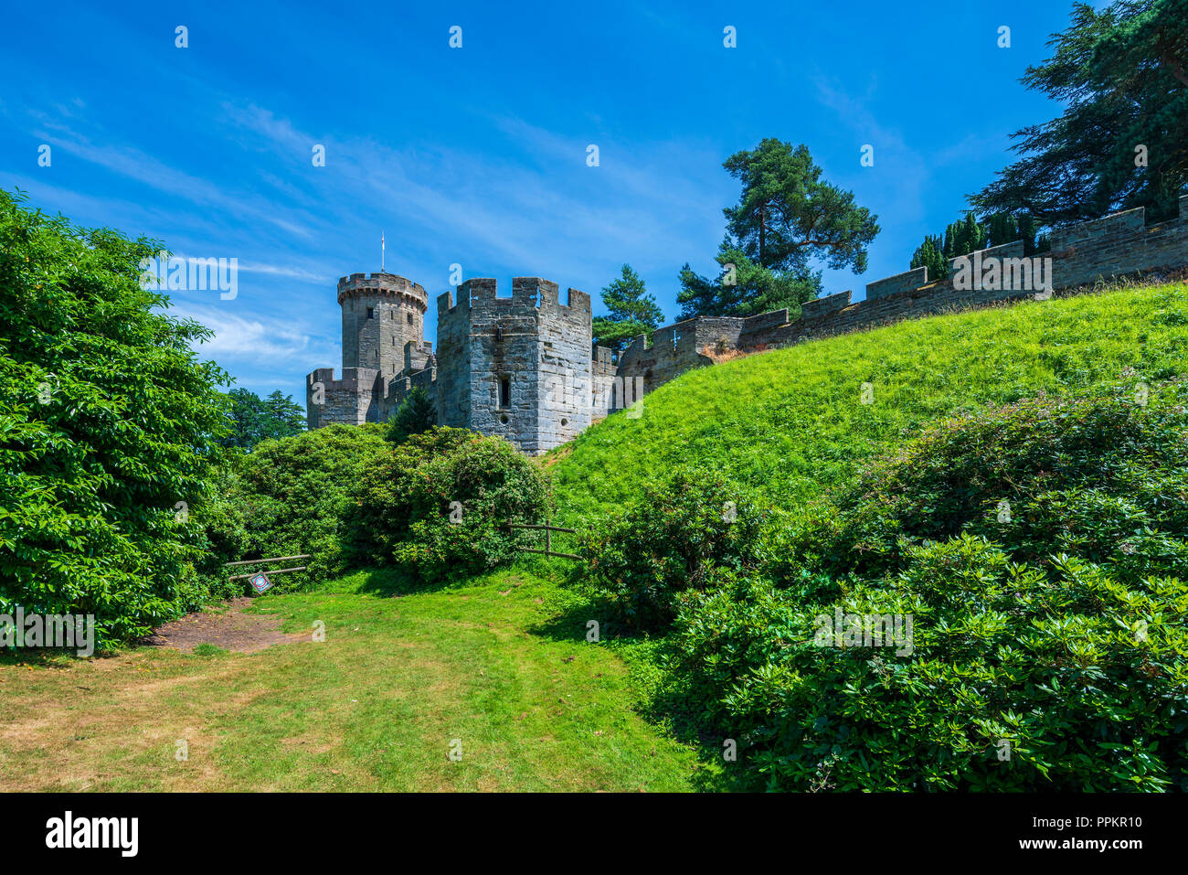 Warwick Castle, Warwickshire, West Midlands, England, United Kingdom ...