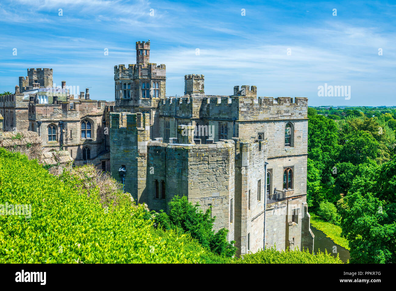 Warwick Castle, Warwickshire, West Midlands, England, United Kingdom ...