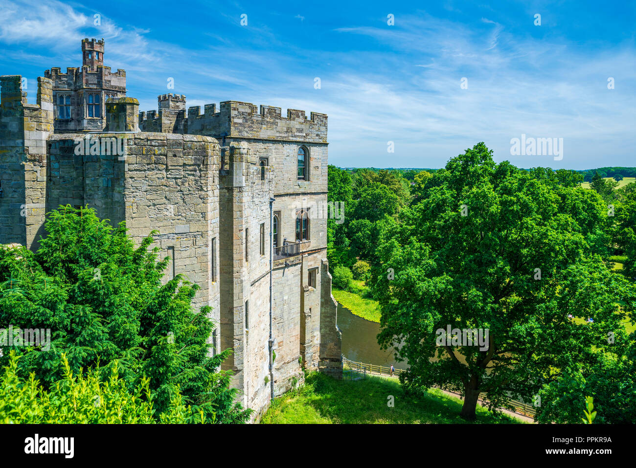 Warwick Castle, Warwickshire, West Midlands, England, United Kingdom ...