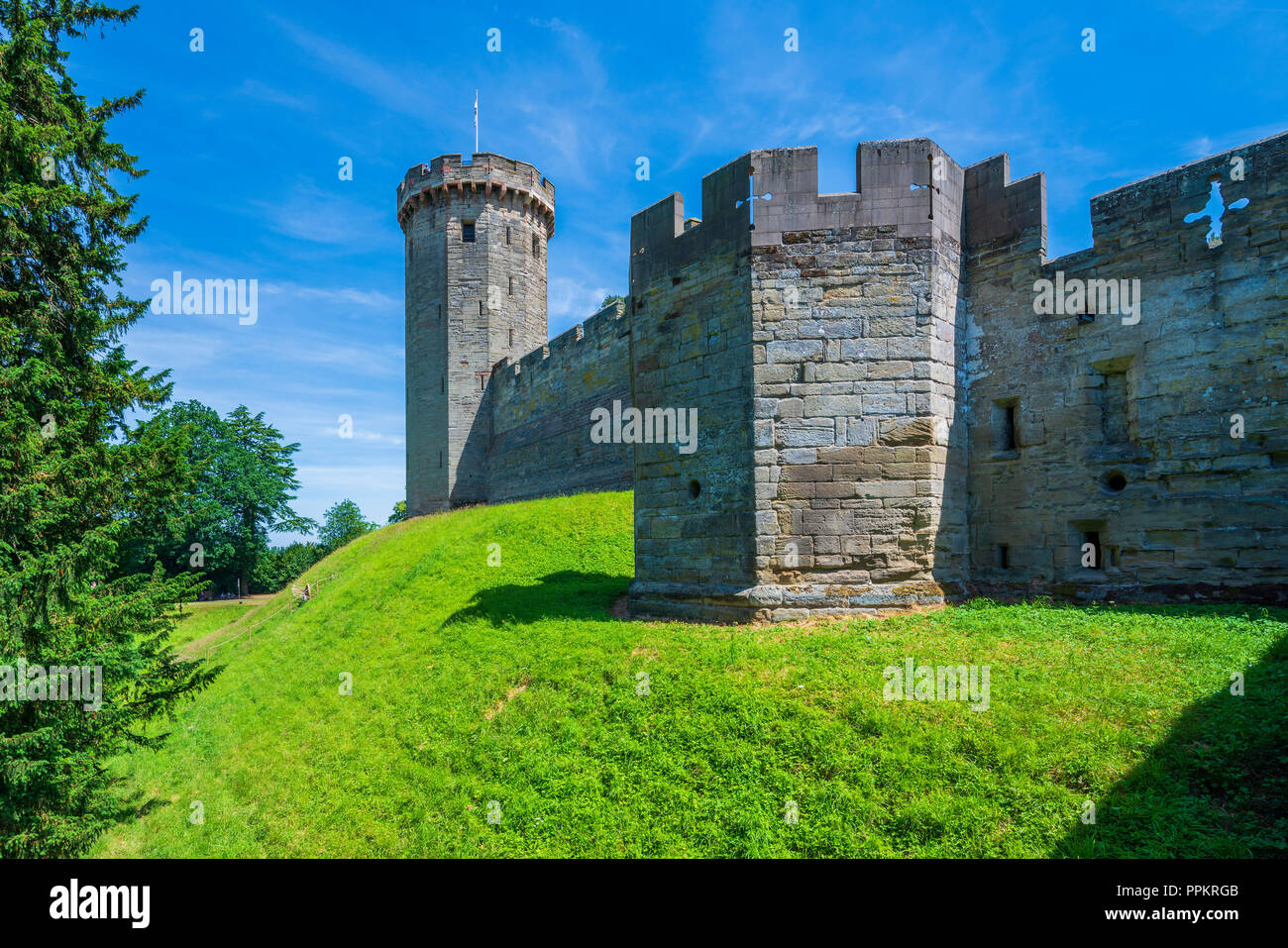 Warwick Castle, Warwickshire, West Midlands, England, United Kingdom ...