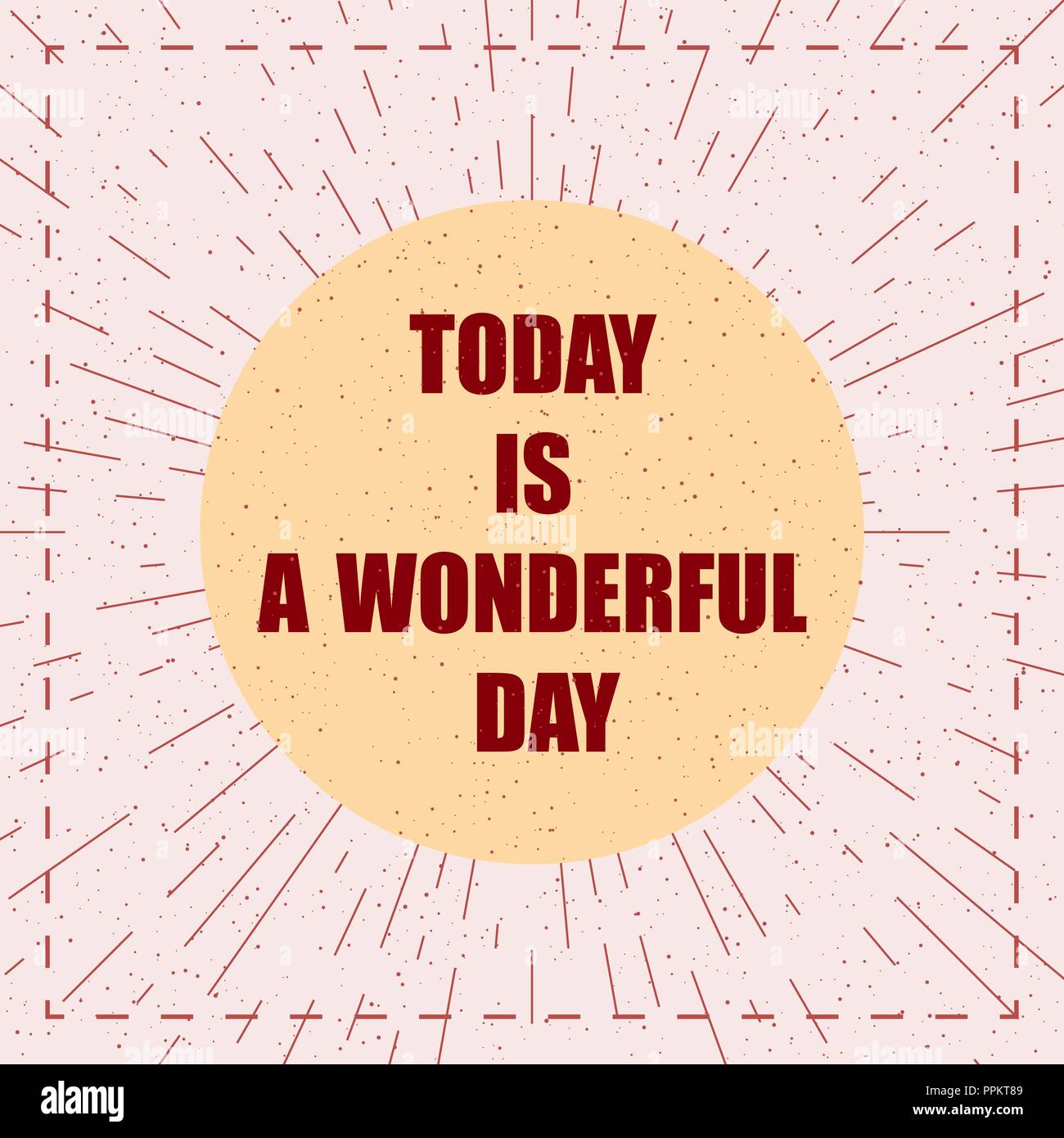 Motivation Quotes A wonderful day Vector Stock Vector Image & Art - Alamy