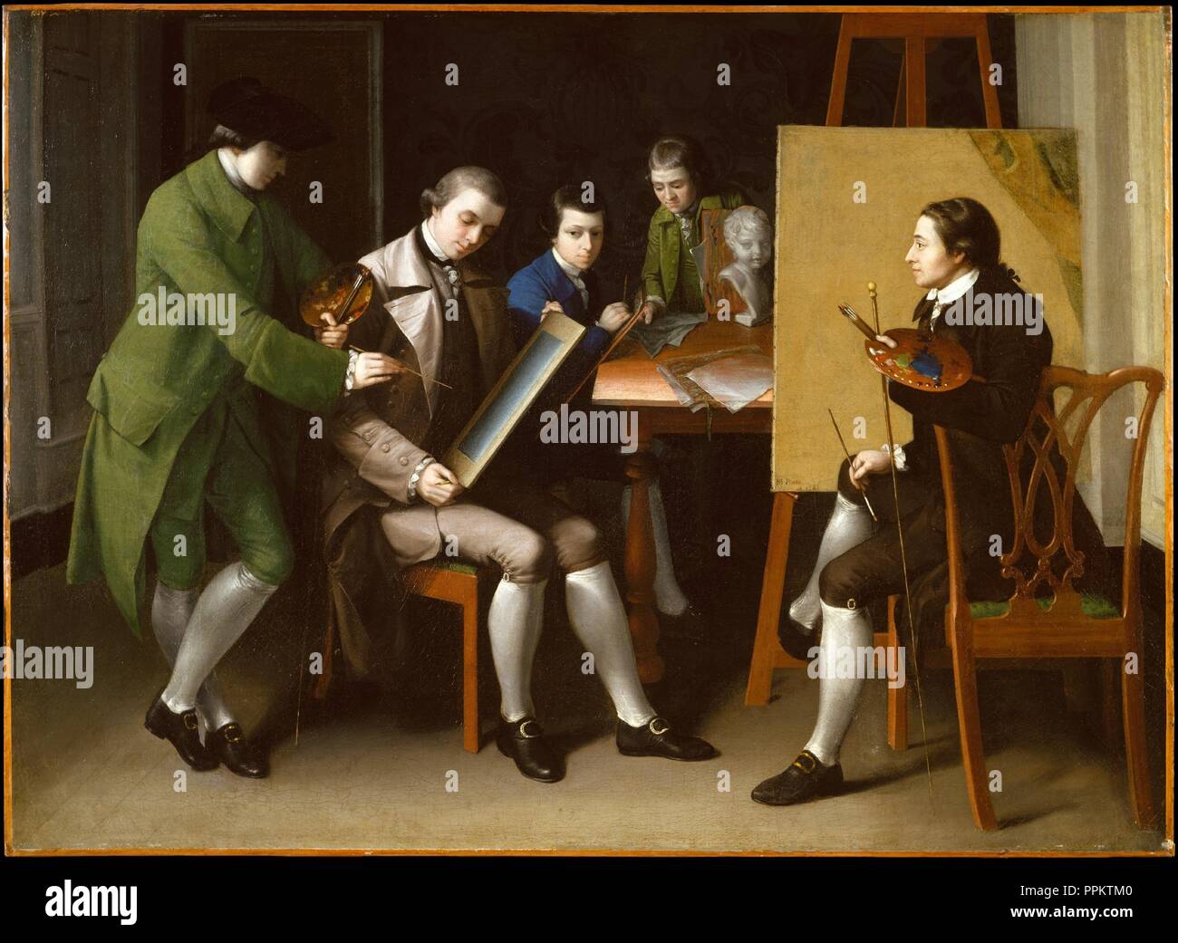 Artists studio 18th century hi-res stock photography and images - Alamy
