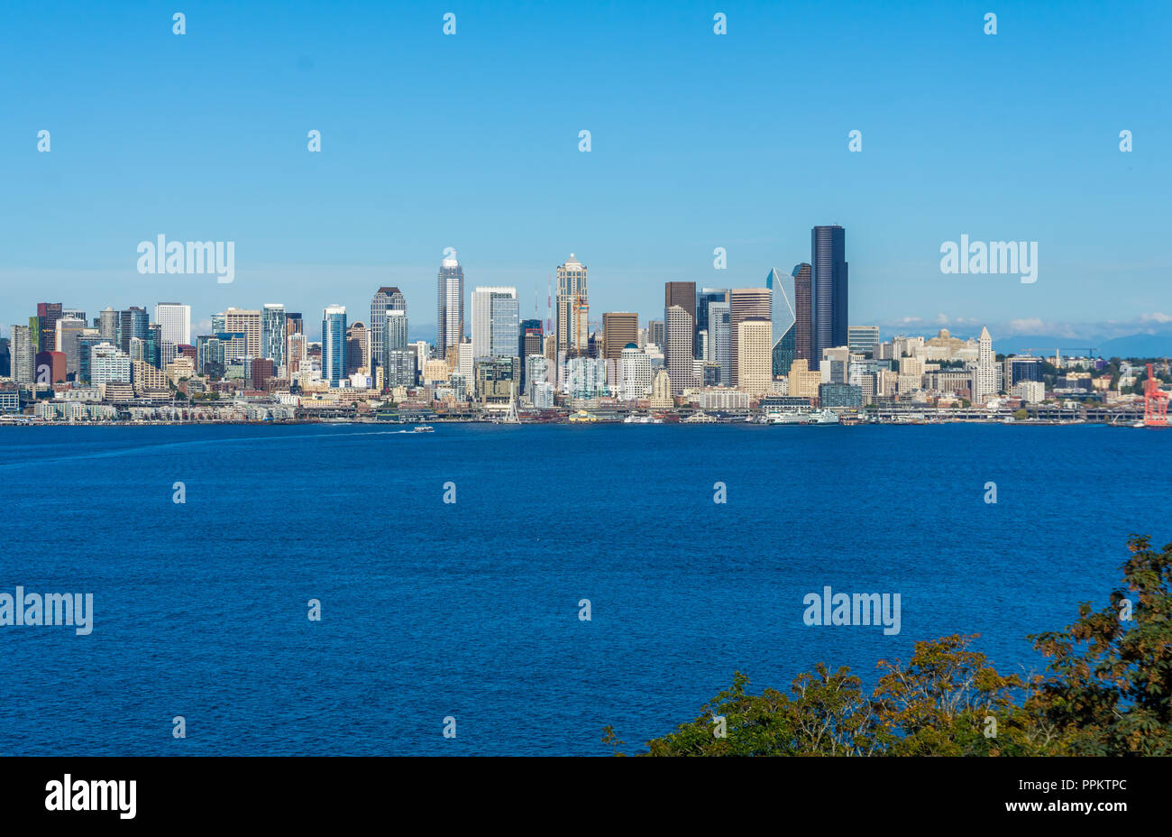 A view of the Seattle skyline Stock Photo - Alamy
