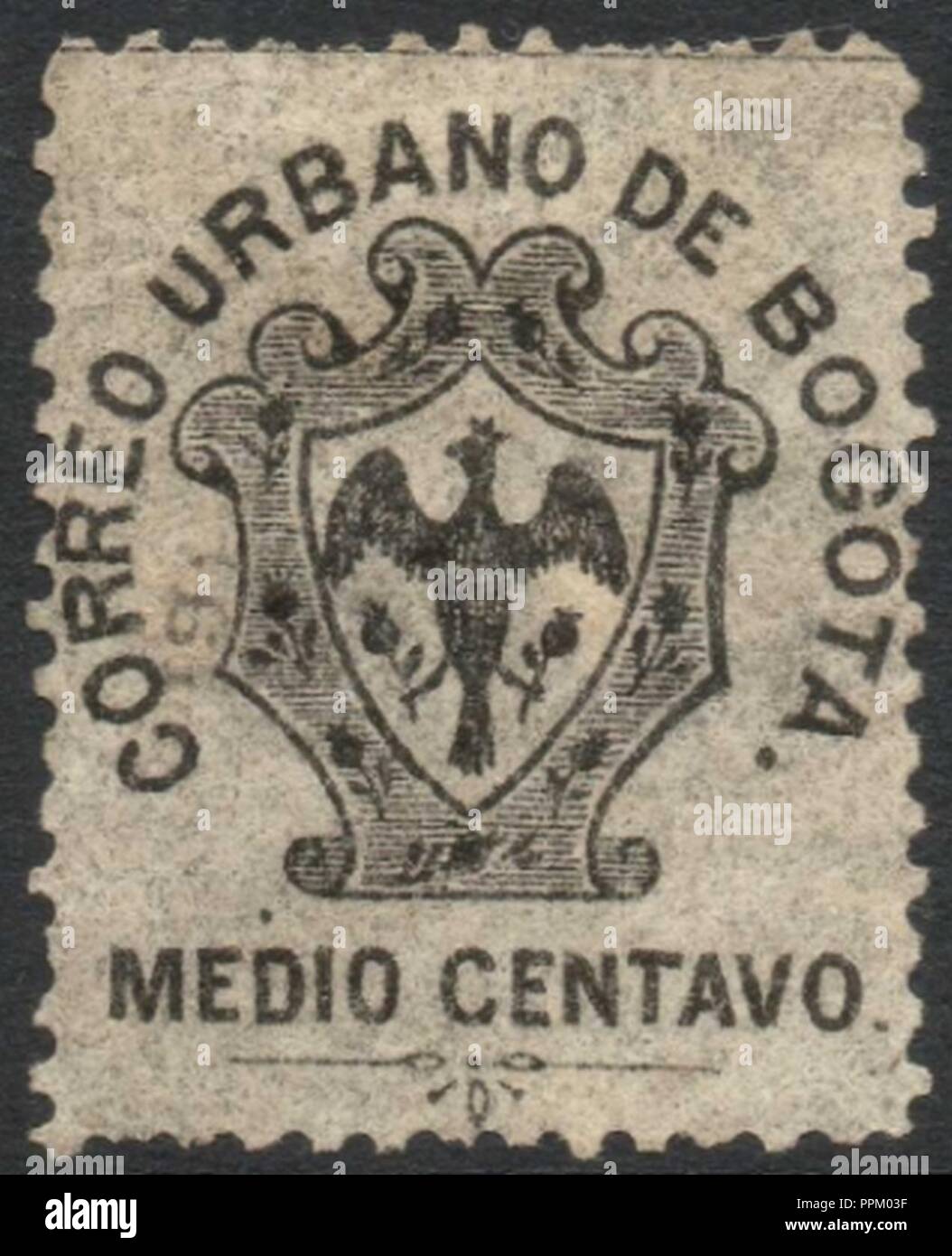 Bogota Colombia c1899 local mail Stock Photo - Alamy