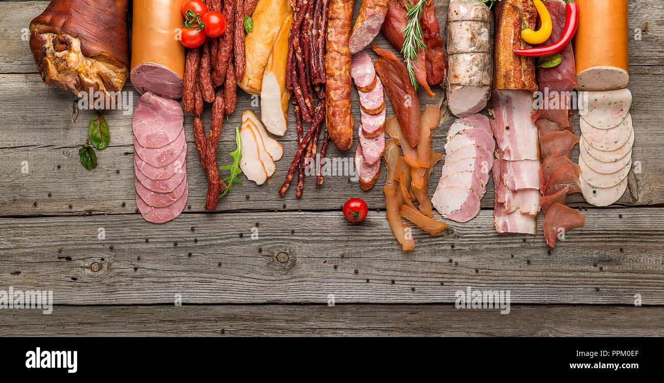 Processed meat products hi-res stock photography and images - Alamy