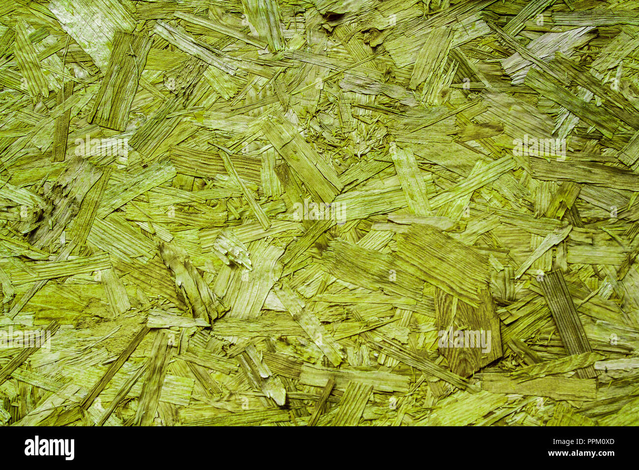 Recycled compressed green wood chipboard as texture and background ...