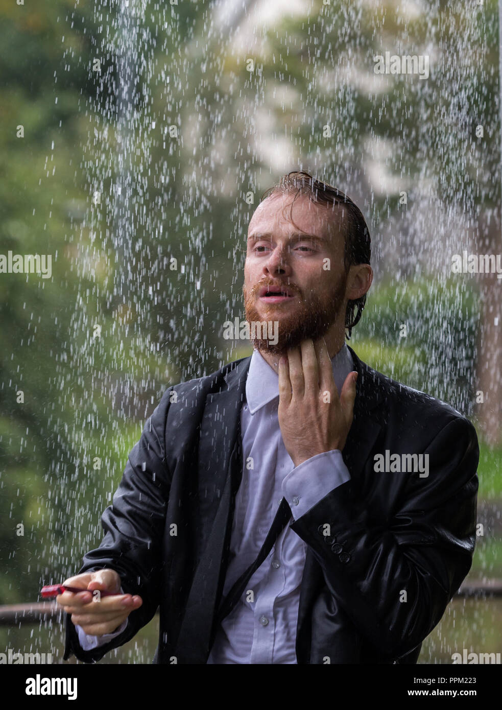 Soaking wet suit man hi-res stock photography and images - Alamy