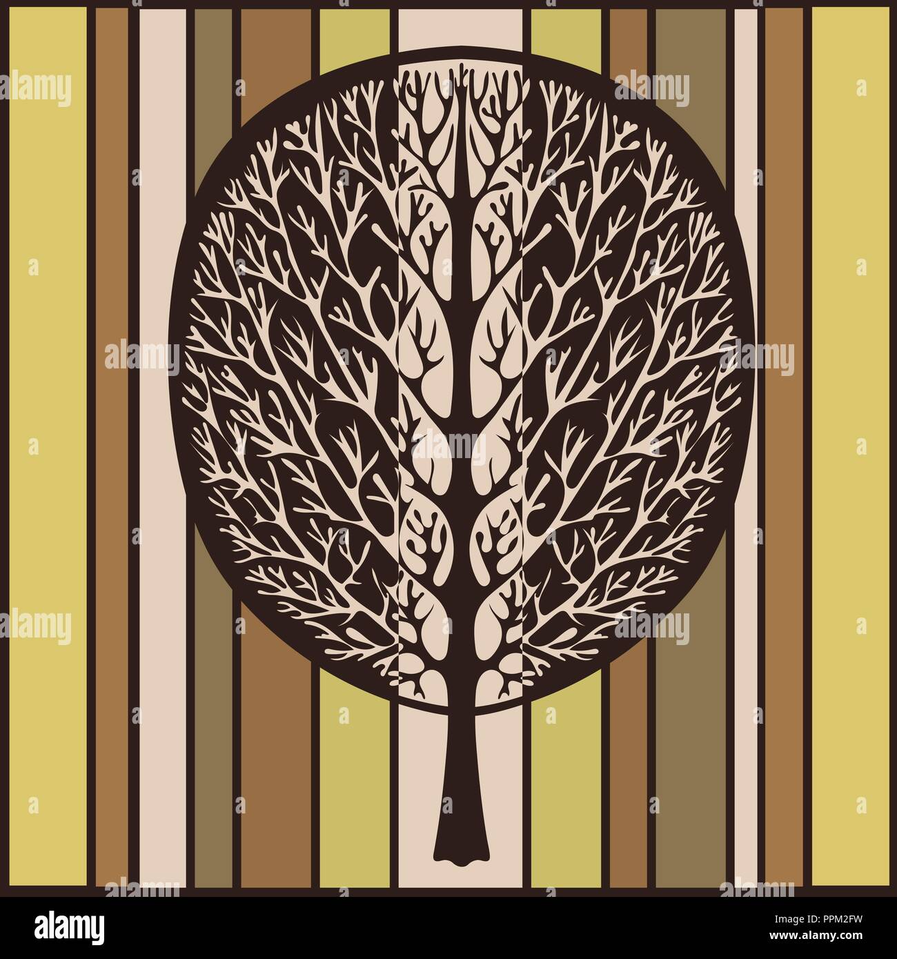 Abstract tree vector hi-res stock photography and images - Alamy