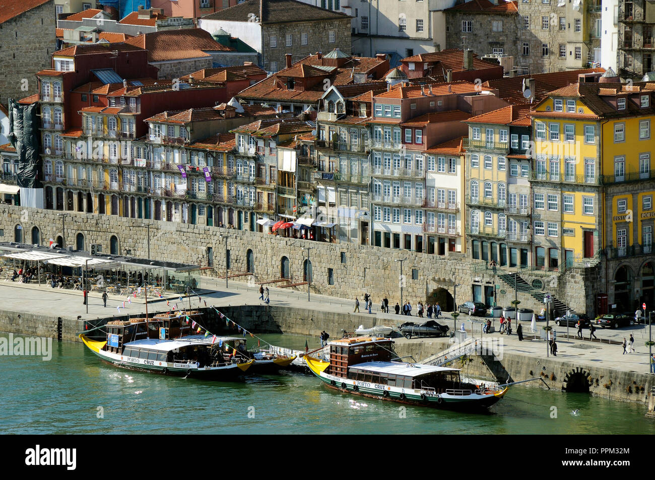 Oporto, capital of the Port wine, and the Ribeira quarter, a UNESCO ...