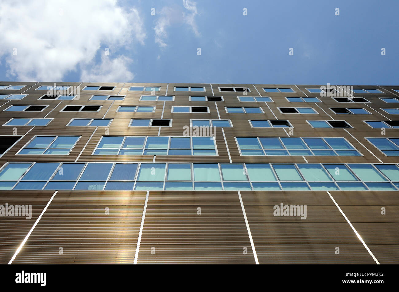 Modern building and windows at Potsdamer Platz. Berlin, Germany Stock ...