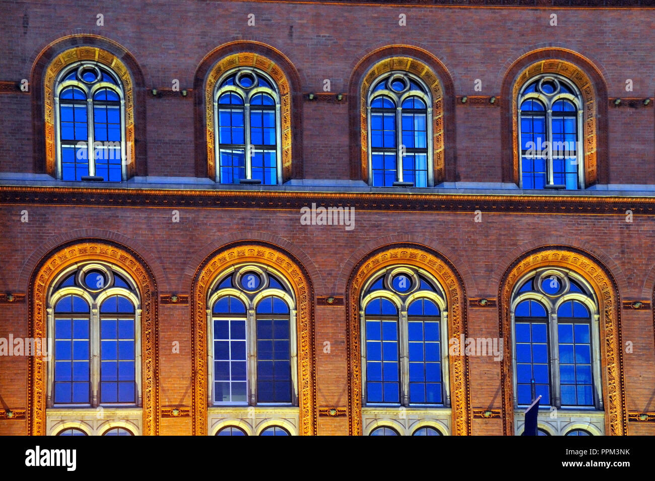 Old hall with windows hi-res stock photography and images - Alamy