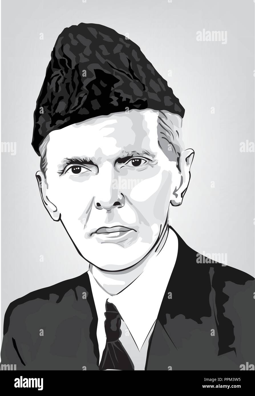 Jinnah vector illustration Stock Vector Image & Art - Alamy