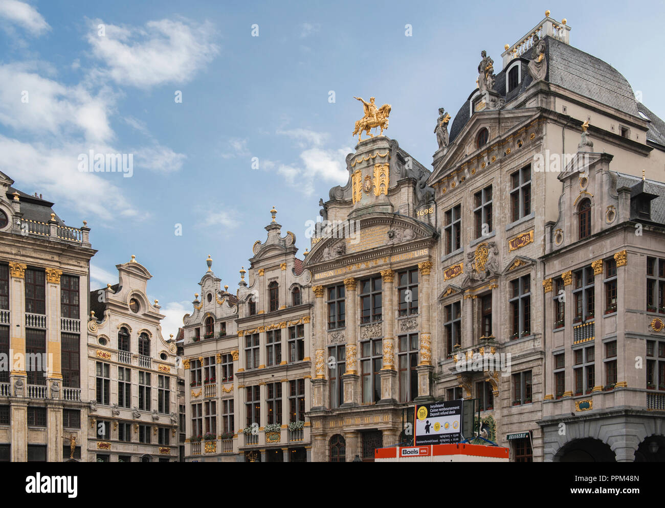 Belgian Brewers Museum of Grand-Place in Brussels Stock Photo - Alamy
