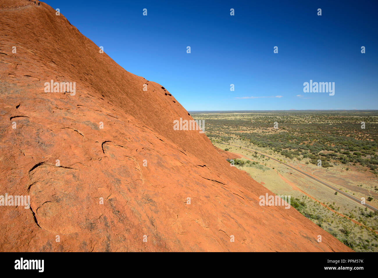 climbing Uluru, Ayers Rock, Uluru Kata Tjutas National Park, Australia ...