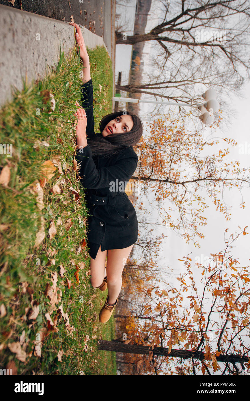 Vintage style portrait woman hanging hi-res stock photography and ...