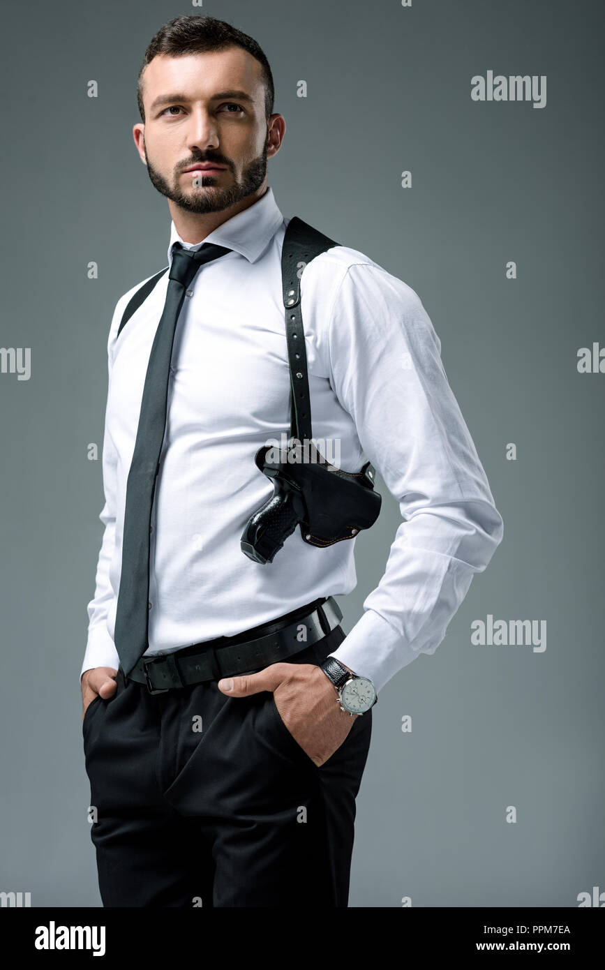 Shoulder holster hi-res stock photography and images - Alamy