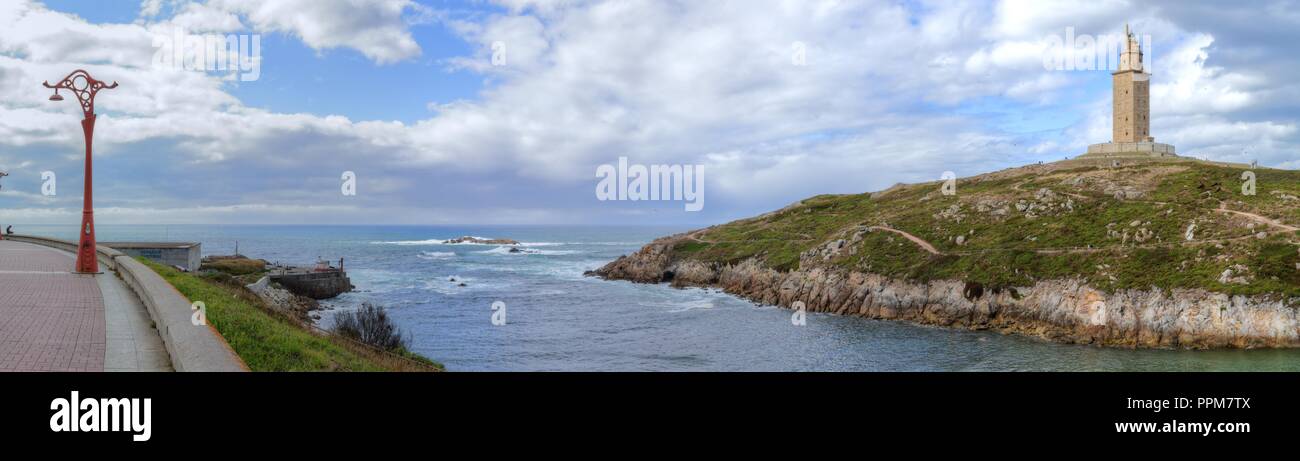 Ruins of roman lighthouse hi-res stock photography and images - Alamy