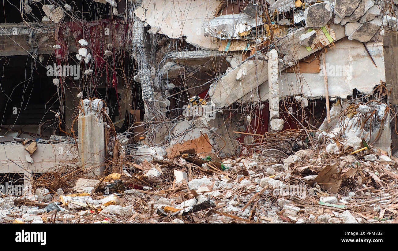 Destroyed Building Debris High Resolution Stock Photography and Images ...
